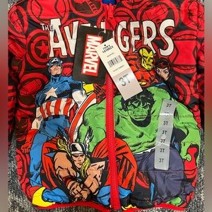 Marvel | Jackets & Coats | Marvel Avengers Kids Reversible Jacket 3t ...
